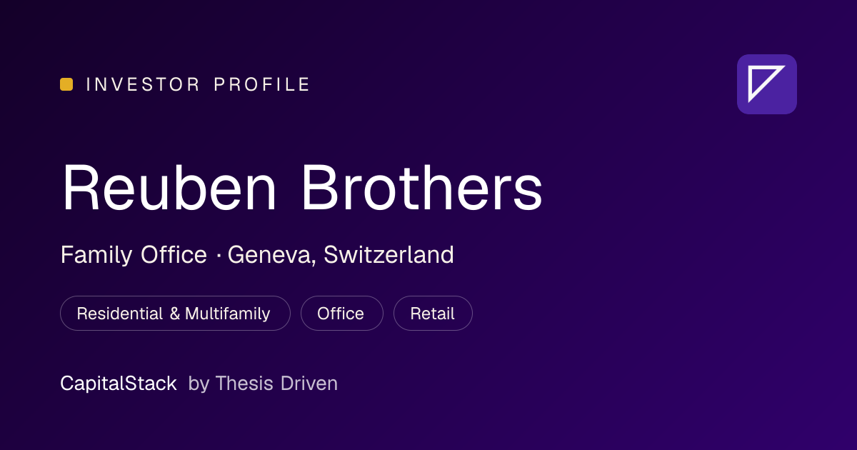 Reuben Brothers | Family Office in Geneva